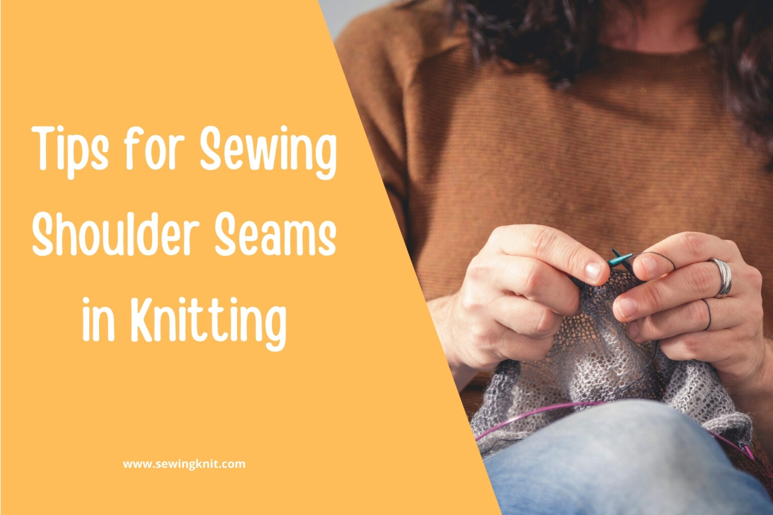 Tips For Sewing Shoulder Seams In Knitting - Sewing Knit