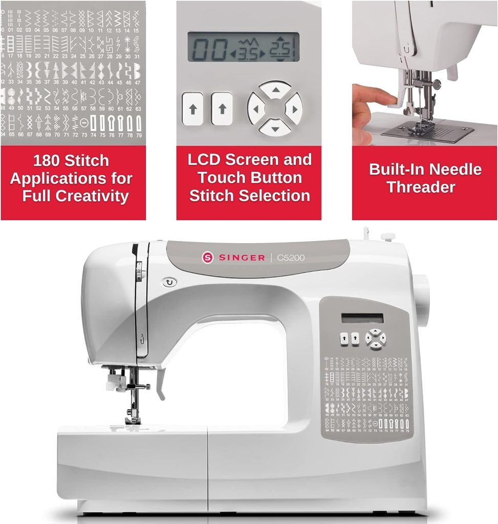 Best Singer C5200 Sewing Machine Review In Details: Pros, Cons, And All ...