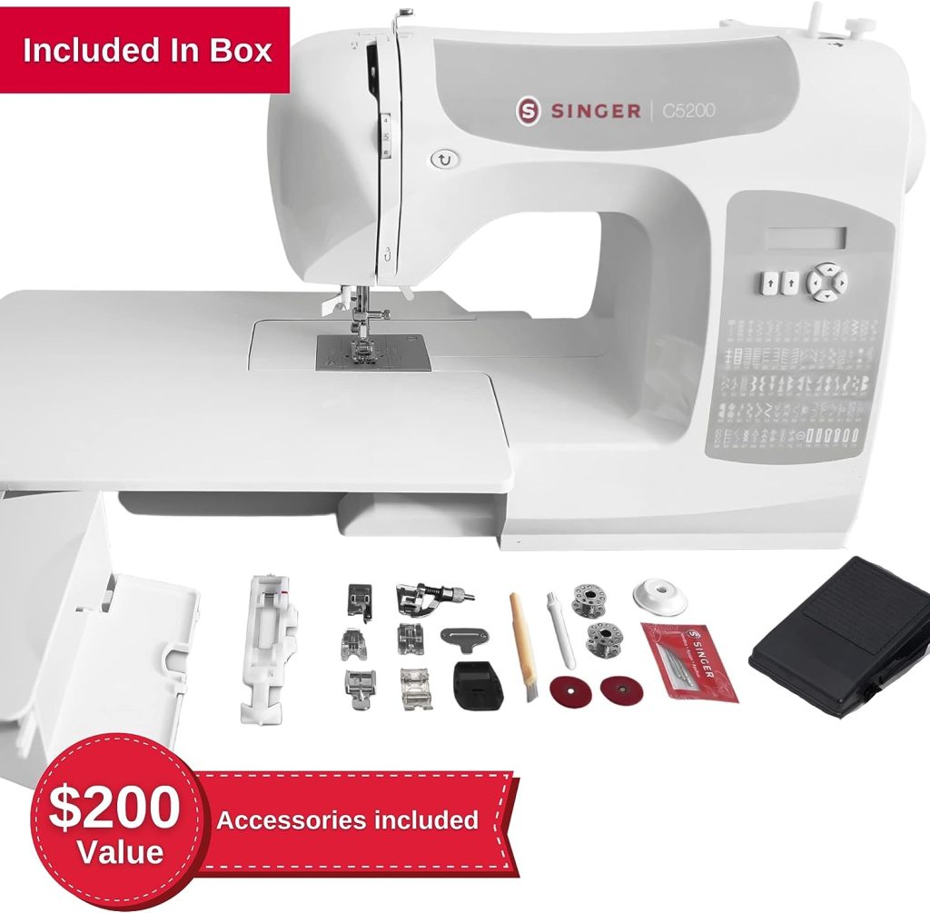 Best Singer C5200 Sewing Machine Review In Details: Pros, Cons, And All ...